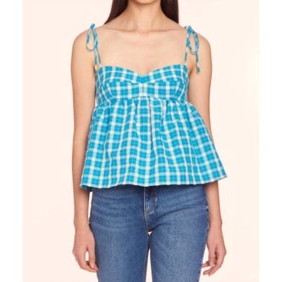 Amanda Uprichard | Tops | New Amanda Uprichard Cece Top In Turquoise ...
